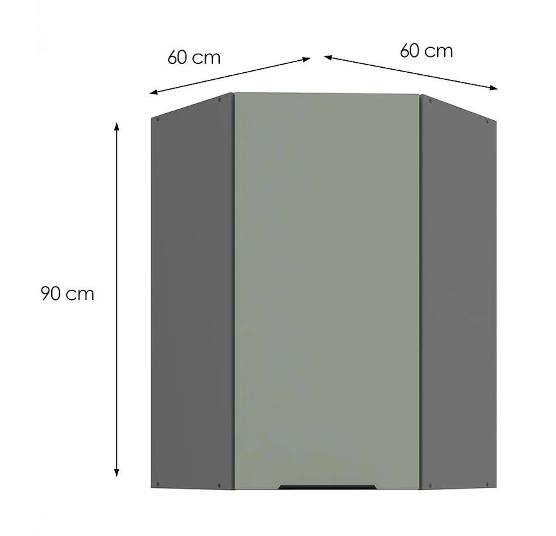 Kuhinjski ormaric Aria-SA/ANT sa zaštitom od otisaka prsti?u 60X60 GN-90 1F (45°)