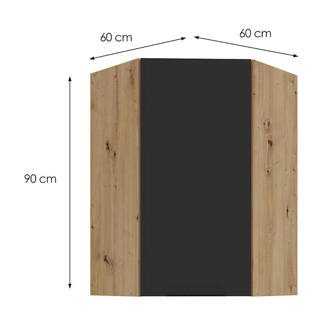 Kuhinjski ormaric Aria-BL/AR sa zaštitom od otisaka prsti?u 60X60 GN-90 1F (45°)