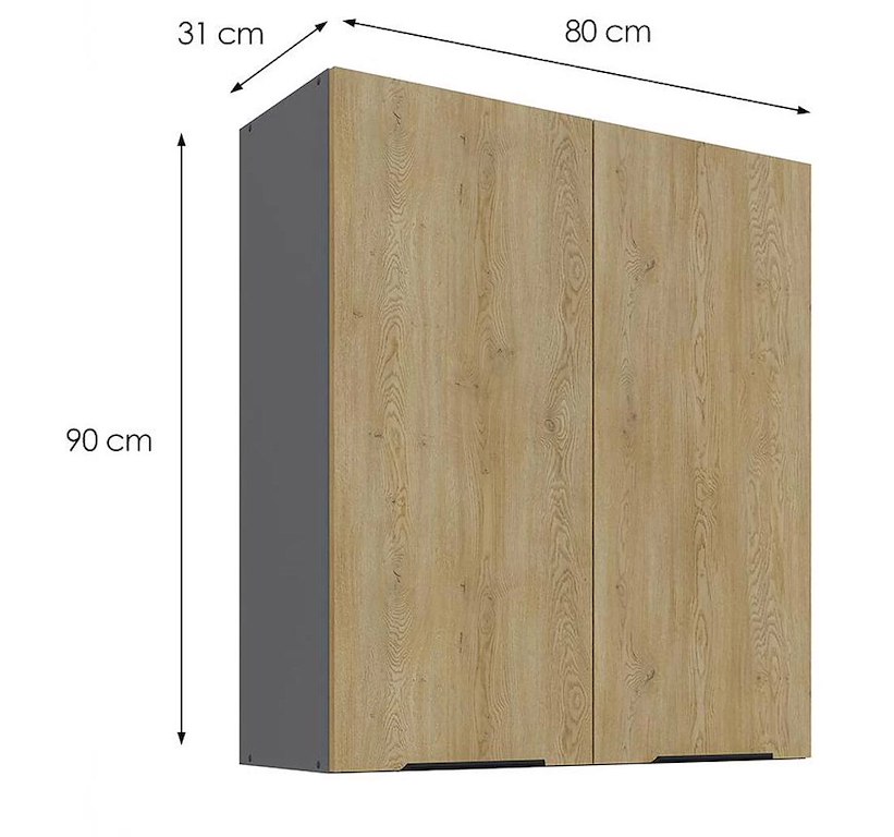 Cremona ANT 80G-90 2F kuhinjski ormaric