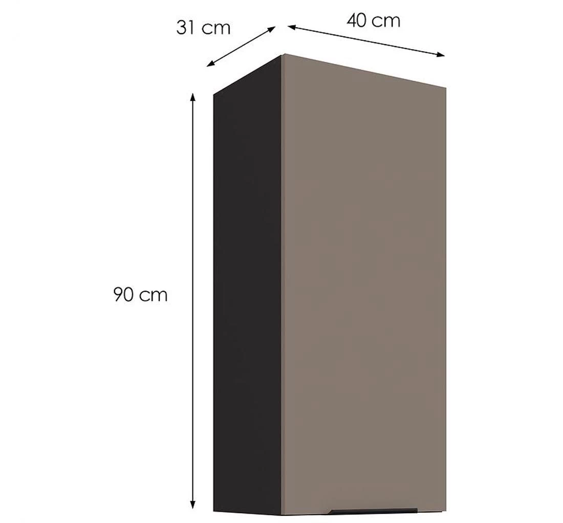Kuhinjski ormar Aria-TA/BL protiv otisaka prsti?u 40G-90 1F