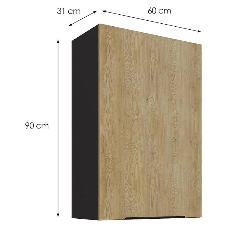 Kuhinjski ormaric Cremona BL 60G-90 1F