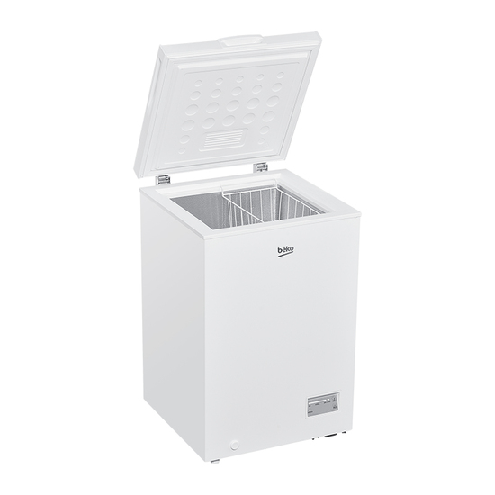 Zamrzivač Beko CF 100 WN, Horizontalni, 98 l, 84,5 cm, Bela boja