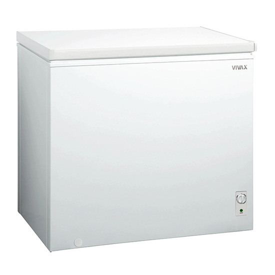 Zamrzivač Vivax CFR-250, Horizontalni, 249 l, Mod frižidera od 8°C do 2°C, Bela boja
