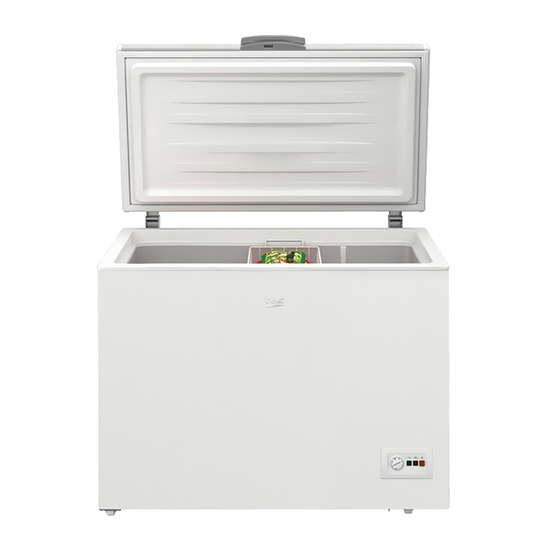 Horizontalni Zamrzivač Beko HSM 30031, 298 l, 110,5 cm, Bela boja