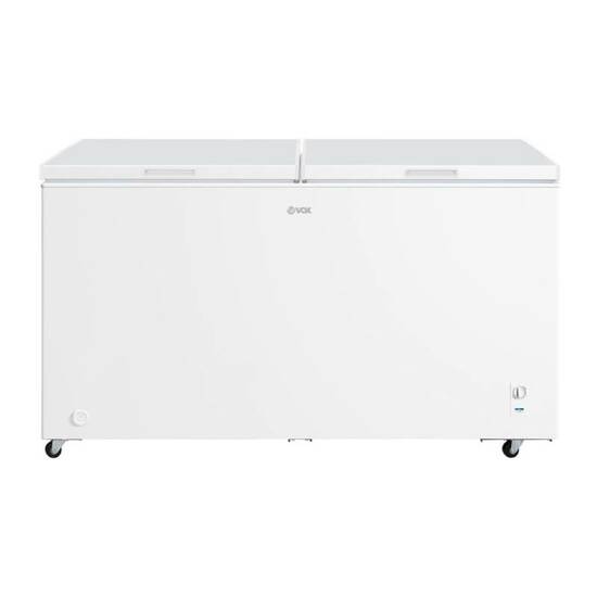 Horizontalni zamrzivač Vox CF 500 E, 508L, 153 cm, Inverter motor, Bela boja