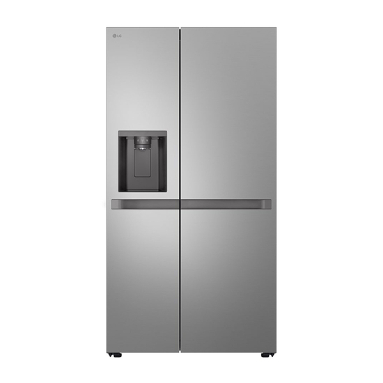 Kombinovani Frižider LG GSLC40PYPE, SBS, 417l/192l,/15L/14L, Sa ledomatom, Povezivanje na vodovod, Dupla vrata, 179cm, Boja Srebrna