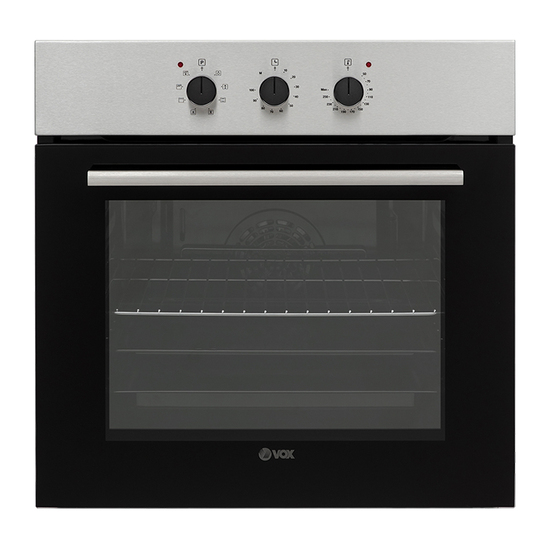 Ugradna rerna Vox EBM 2110 B, 2600W, 65l, Boja inox-crna