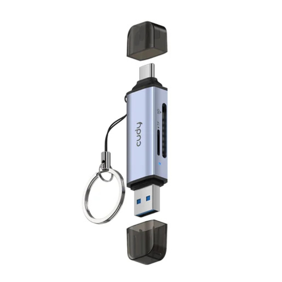 Čitač kartica Cudy UH200, 2-u-1 USB 3.0 / USB-C ZA SD i microSD kartice