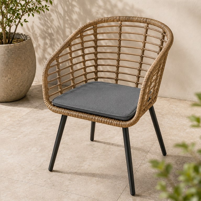 Sedalica LUNA 40x40 - Dark grey