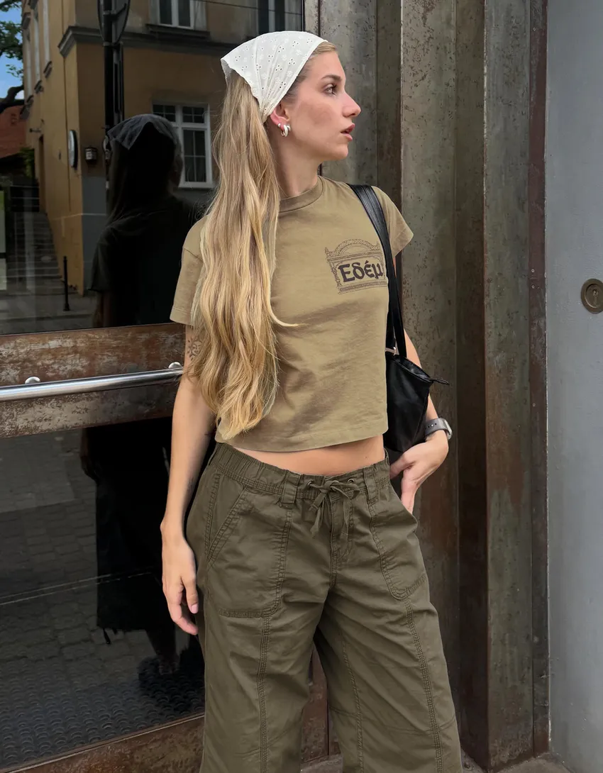 MAJICA REGULAR KROJ ARIES X BERSHKA