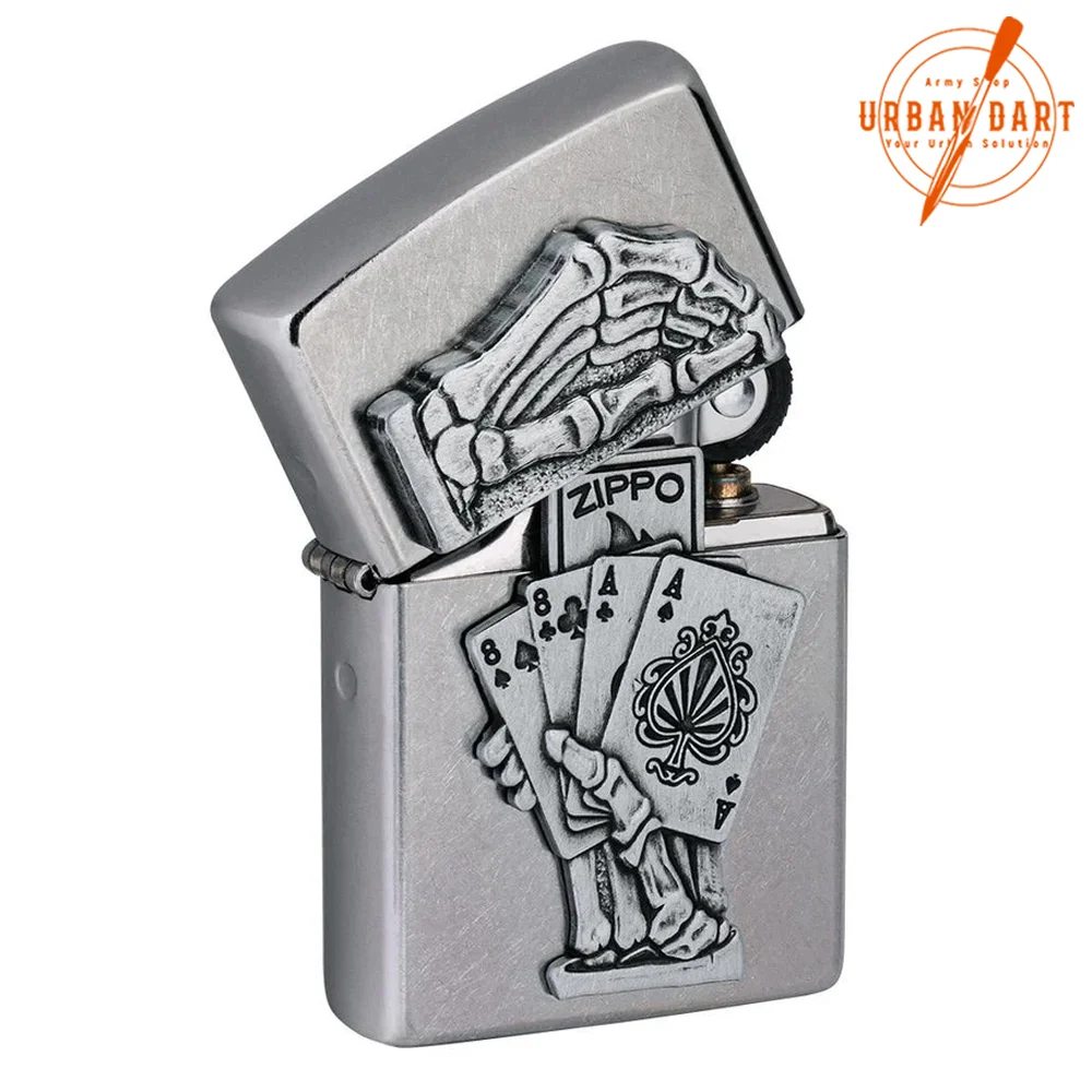 ZIPPO DEAD MANS HAND EMBLEM 49536