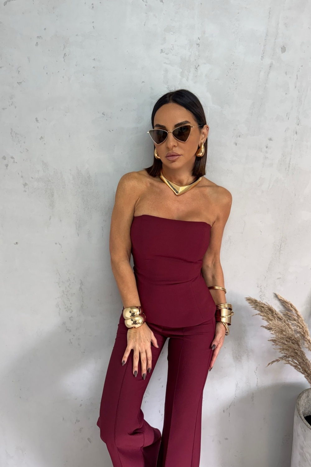 PAMELA BURGUNDY TRENDI KORSET