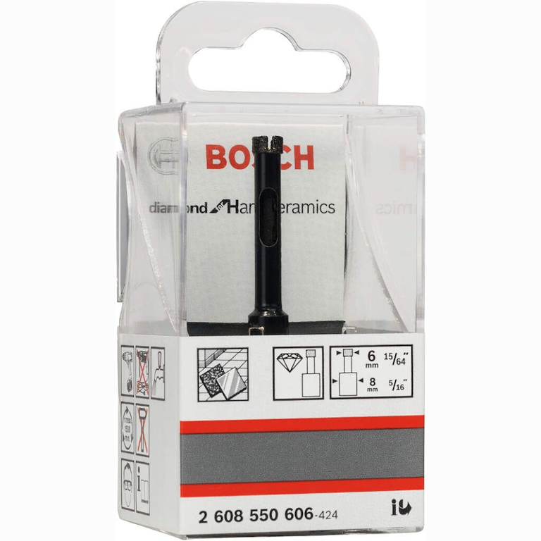 Bosch – Dijamantska burgija za mokro bušenje 6x35mm – 2608550606
