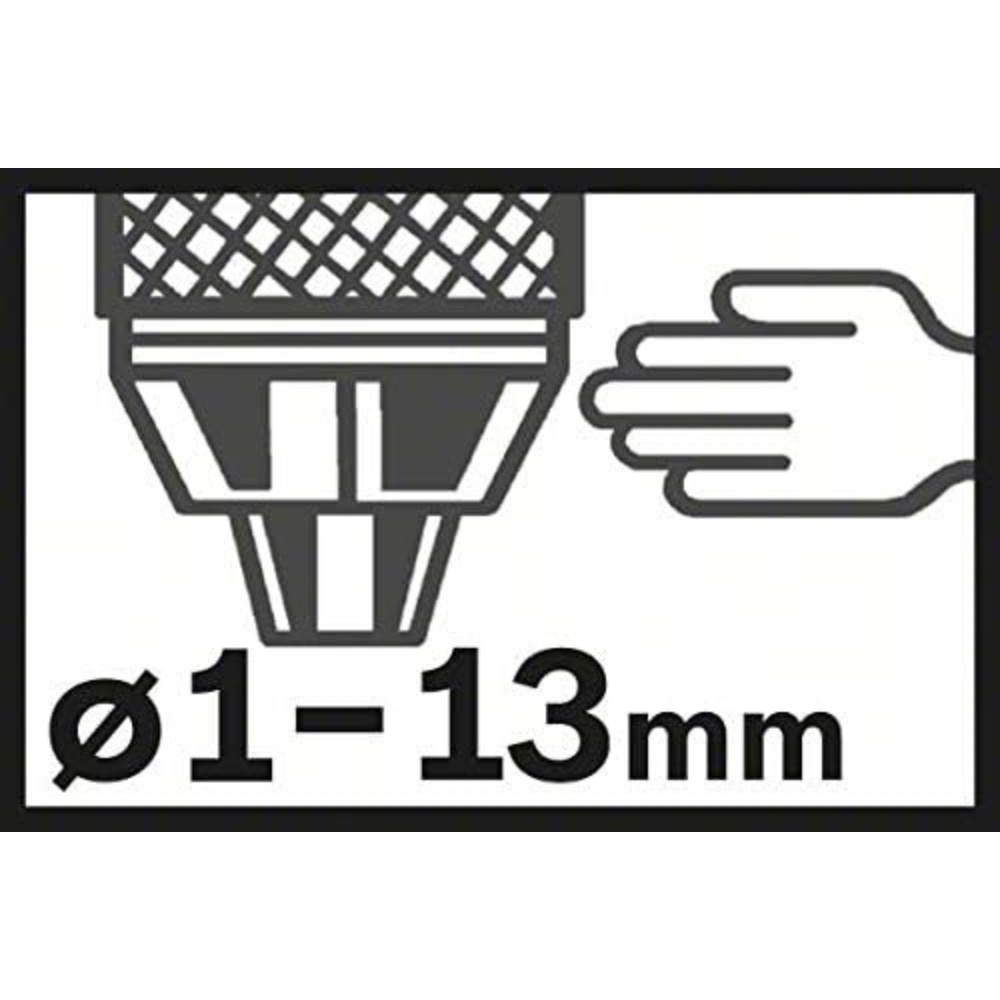 Bosch – Stezna glava bez ključa 1 do 13 mm, B16 – 1608572003