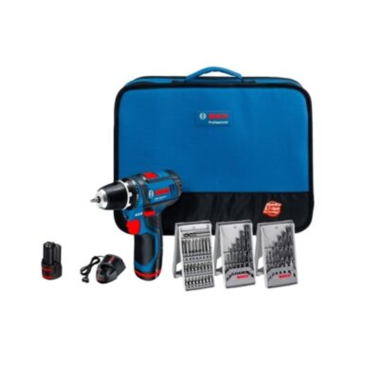 Bosch Aku bušilica-šrafilica GSR 12V-15, 2x2Ah, torba+burgije+bitovi, 0615099GA9