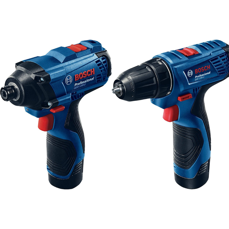 Bosch Akumulatorska bušilica-šrafilica GSR120-LI + udarni osvijač GDR 120-LI, 06019F0003