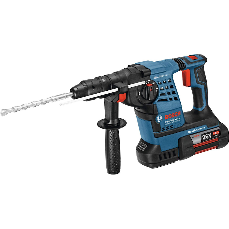 Bosch Akumulatorski hilti za beton SDS plus – GBH 36 V-LI Plus, 2×4. 0 Ah, 0611906003