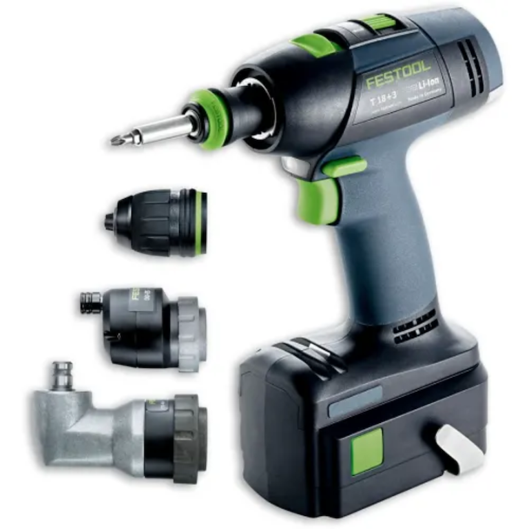 Festool Akumulatorska bušilica zavrtač T 18+3 Li 5.2-Set, 574758