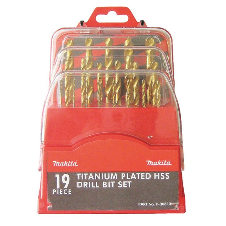 Makita – Titanium-Co burgija komplet, 19 kom. – P-30813
