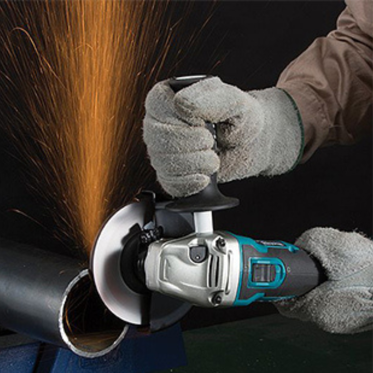 Makita Aku brusilica DGA504Z + 2x baterija 5.0Ah
