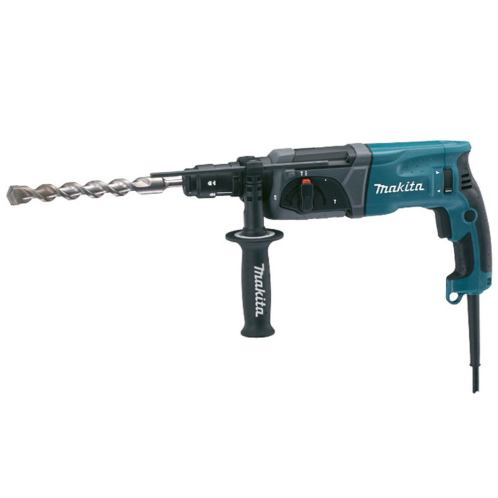 Makita Set Električna udarna bušilica SDS-Plus 780W, HR2470+poklon
