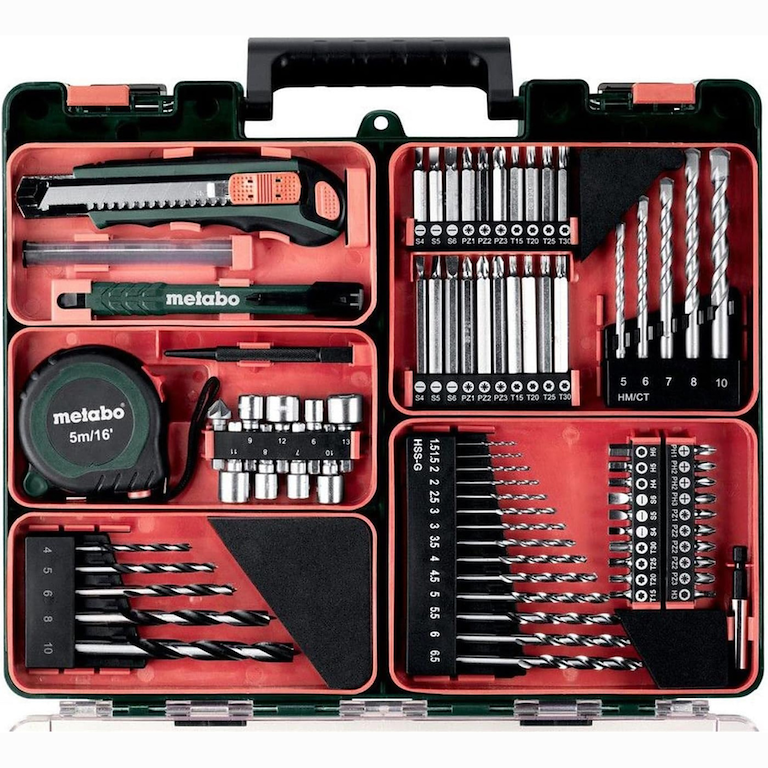 Metabo – SB 18 SET Set Akumulatorska bušilica sa čekićem – 6022458806