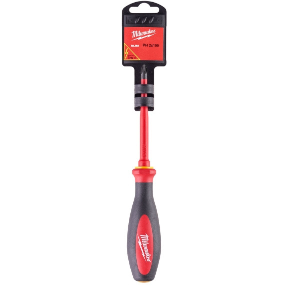Milwaukee – Izolovani šrafciger, VDE Slim, PH1 x 80 mm, Phillips – 4932471448