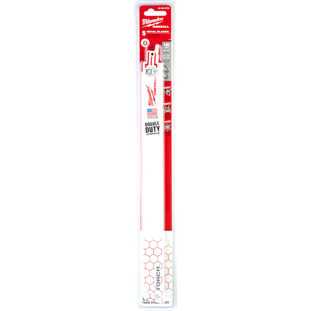 Milwaukee – Listovi sabljaste testere za metal 300 mm, 10 TPI, 5 kom – 48005714