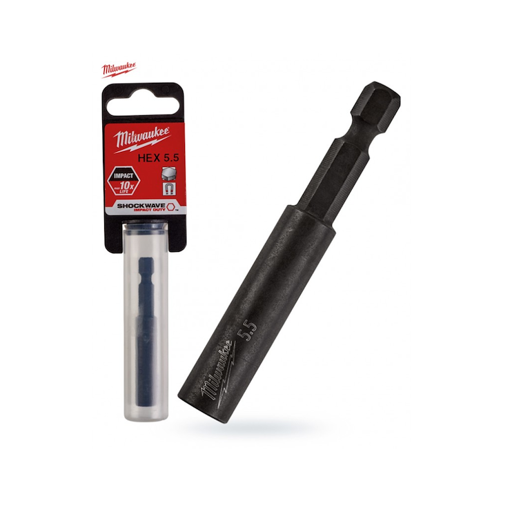 Milwaukee – Magnetni nastavak za bitove, Shockwave, 5,5 x 65 mm – 4932352536