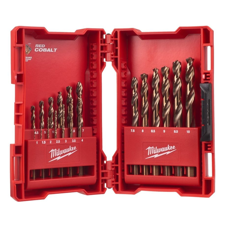 Milwaukee – Set burgija za metal, kobaltne, HSS-CO, 1-10 mm,19 kom – 4932352470