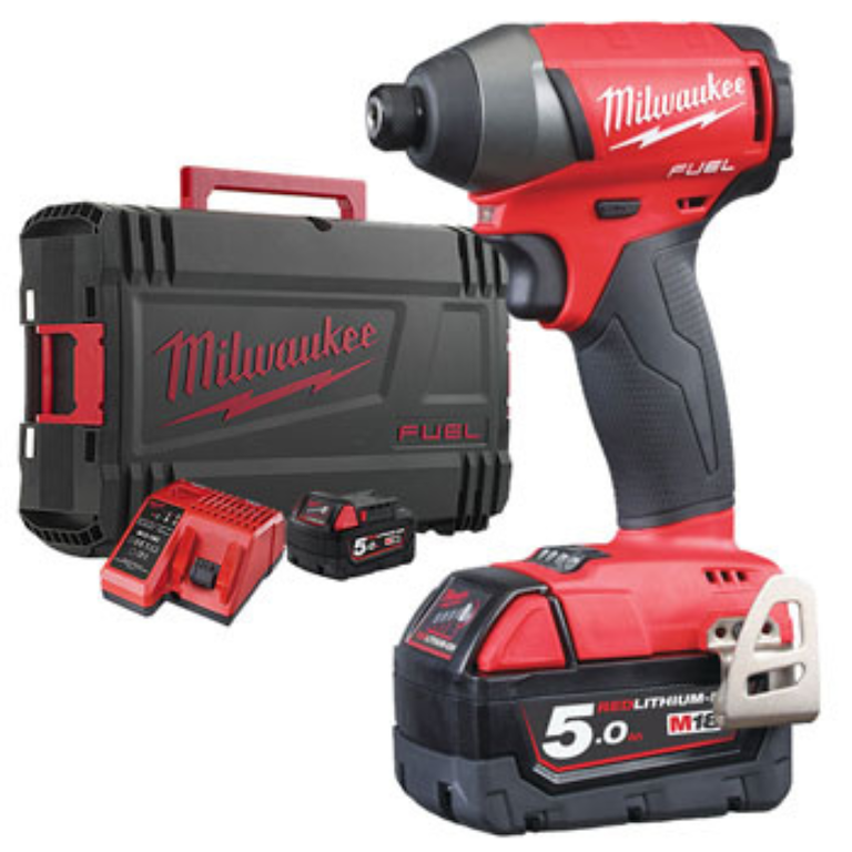 Milwaukee Udarni Odvijač 1/4” 18V M18 FID-502+ Bušilica-odvijač 18V M18 BDD-0, M18 FID-502 + M18 BDD-0