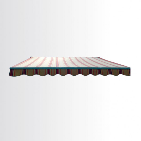 Tenda 350 x 250 cm bordo/narandžasta, 37929