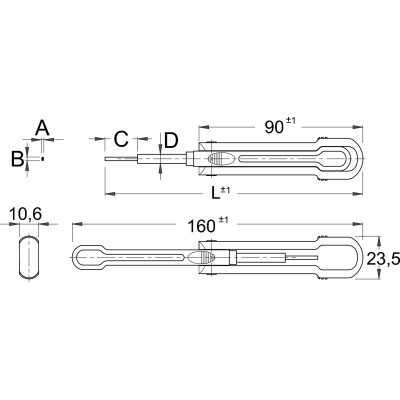 Unior Alat za konektore sa trnom 142mm, 620990
