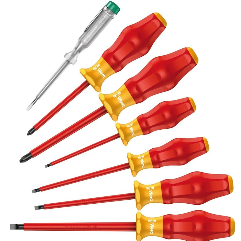 Wera – Set električarskih odvijača 1000V VDE, 7 kom. – 1160i/7