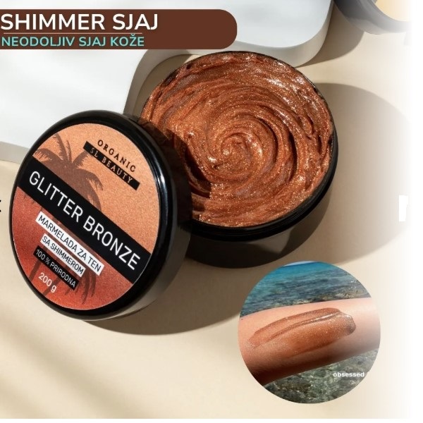 GLITER BRONZE MARMELADA SL BEAUTY 100G