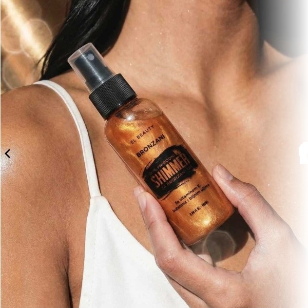 SHIMMER ULJE ZA PREPLANULI BRONZANI TEN SL BEAUTY 200ML