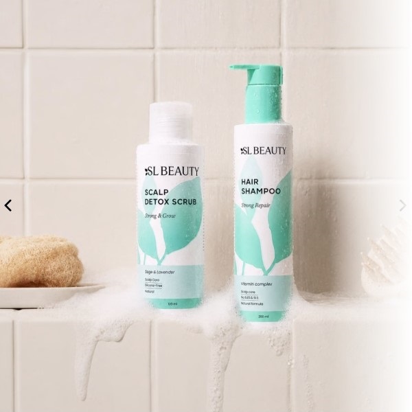 SET ŠAMPON I PILING KOD MASNOG TEMENA I PERUTI SL BEAUTY