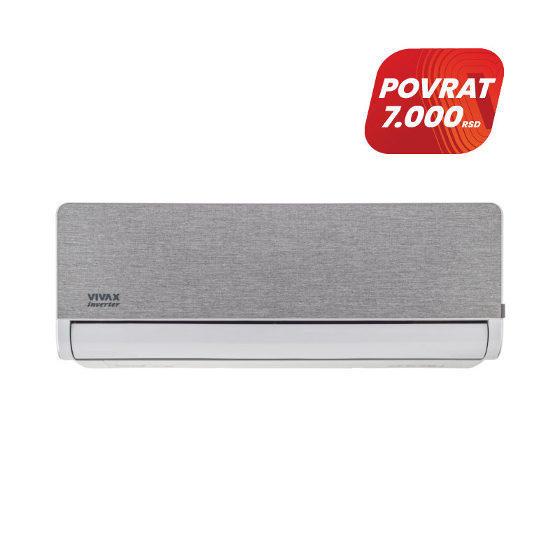 VIVAX H+ DESIGN SILVER inverter klima uređaj 3,81kW, ACP-12CH35AEHI+ SILVER R32