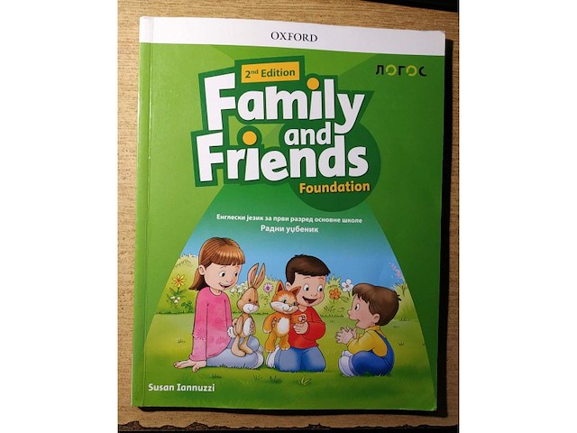 Family and friends, Engleski jezik za 1. razred