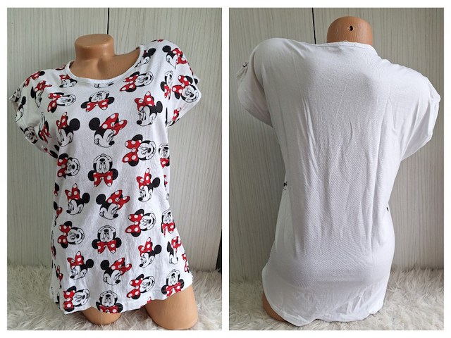 BELA MAJICA SA MINI MOUSE VEL. M/L