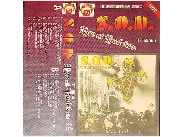 S.O.D. - Live at Budokan