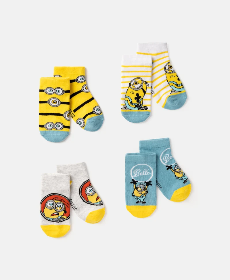 Set nazuvica za dečake Minions, 4 para