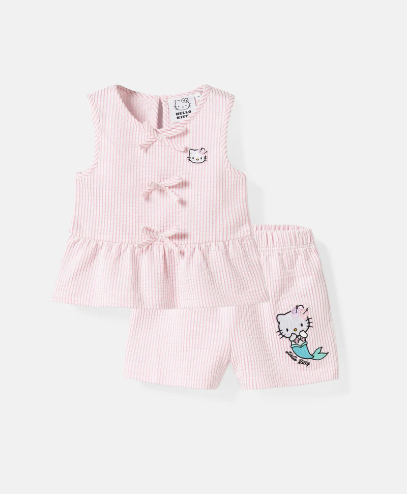 Dečiji komplet top i šorts Hello Kitty