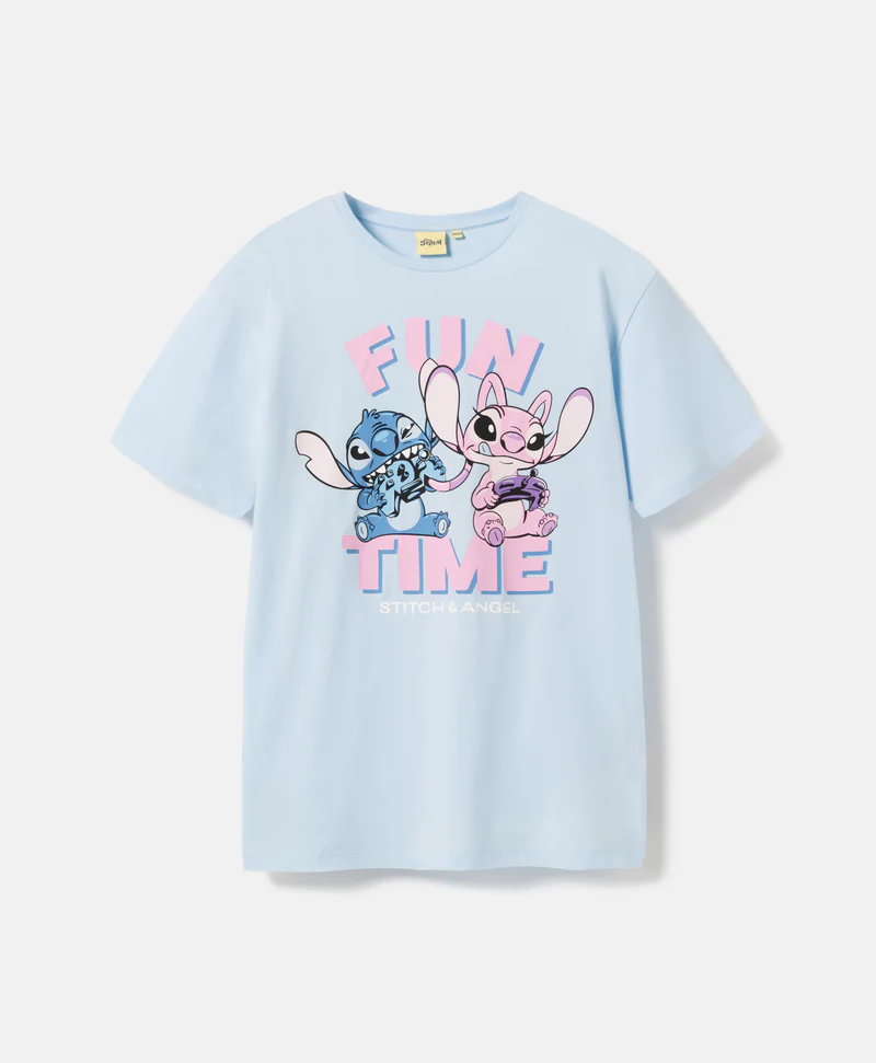 Devojačka noćna košulja Stitch 100% pamuk