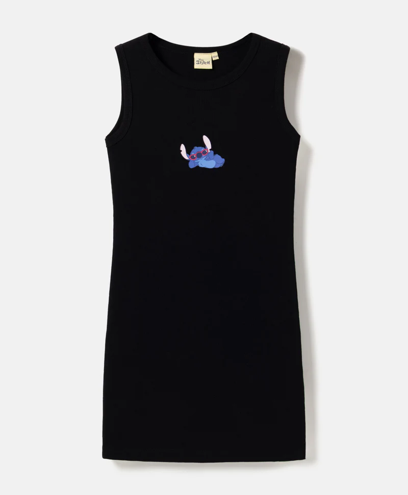 Dečija rebrasta haljina Stitch