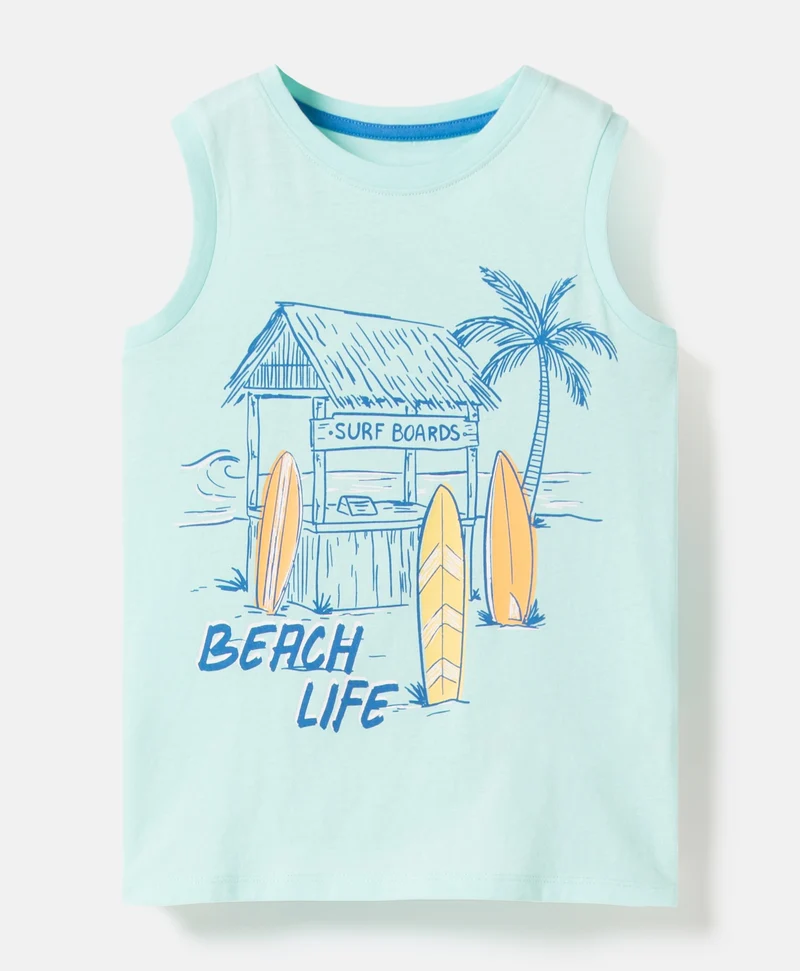 Dečački tank top Beach Life 100% pamuk