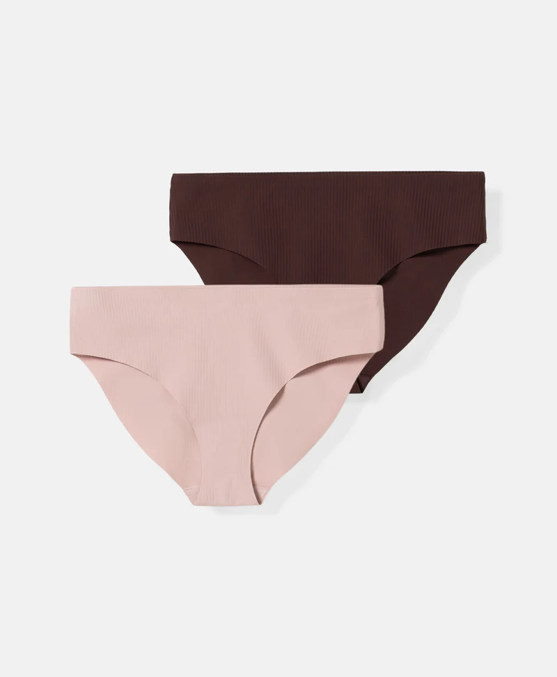 Set ženskih rebrastih gaćica 2-pack