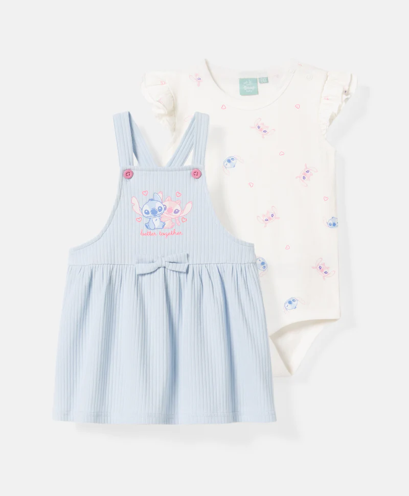 Bebi set body i haljina Stitch