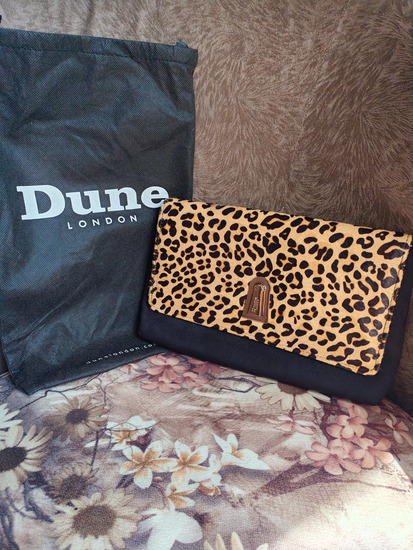 Dune London leopard pismo tašna torba