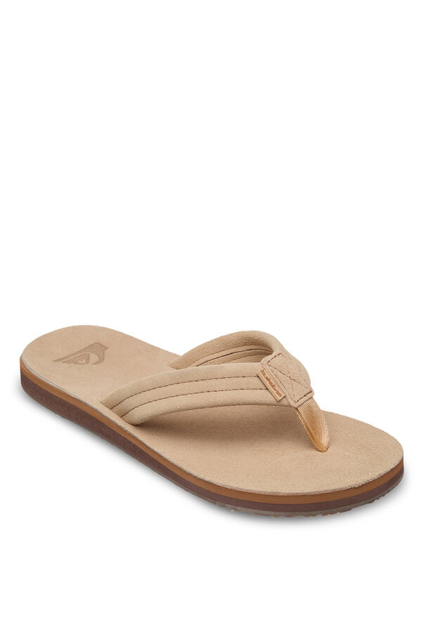 Weiche Veloursleder-Flip-Flops